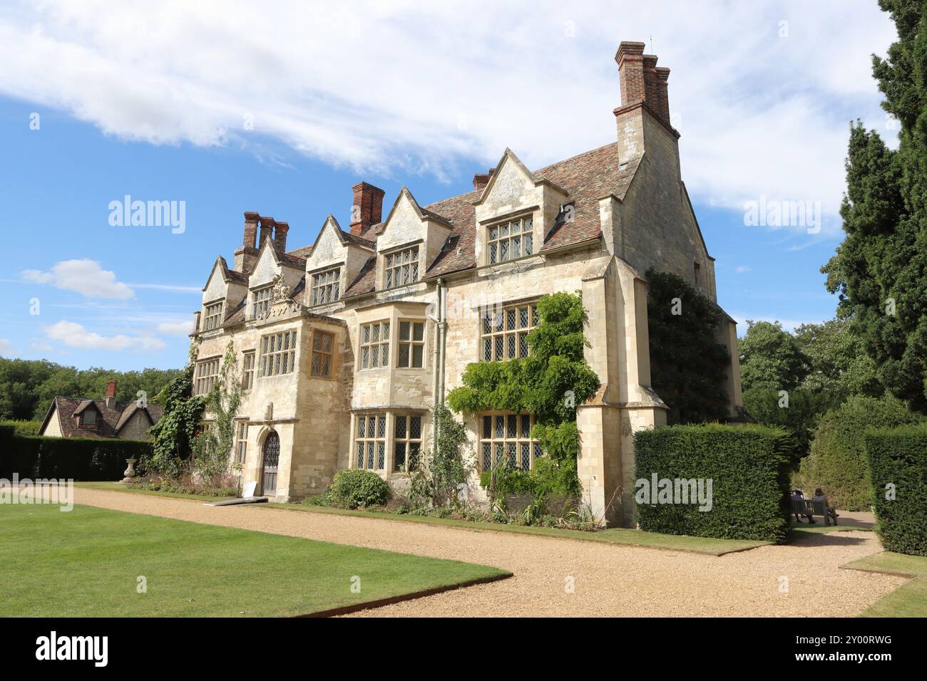 The House of Anglesey Abbey, Lode, Cambridge, Cambridgeshire, UK Stock ...
