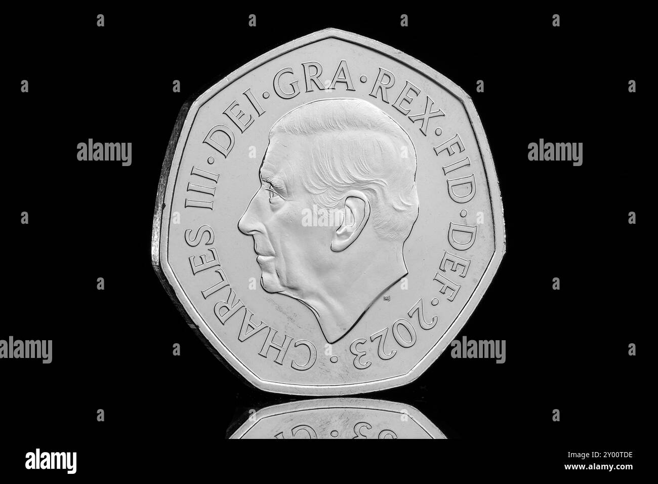 The obverse side of a 2023 Arctic Salmon that coin collectors are ...