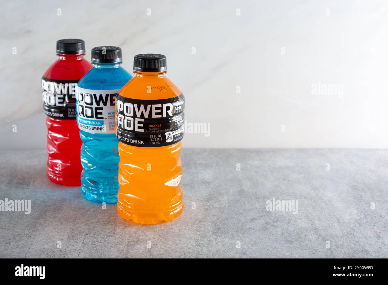 Los Angeles, California, United States - 10-25-2021: A view of three ...