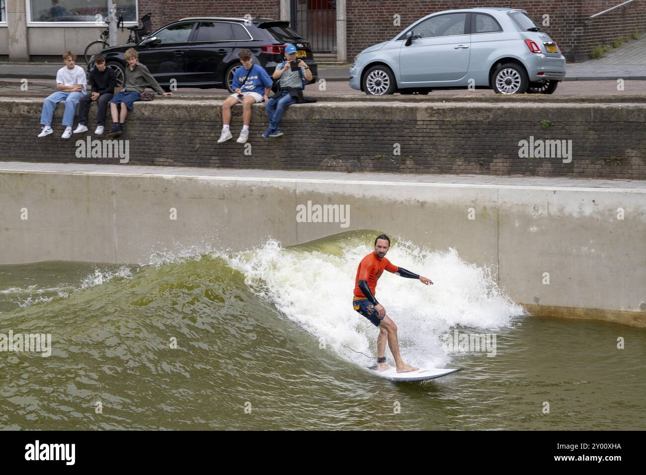 Surfing facility in the city centre of Rotterdam, Rif010, supposedly ...
