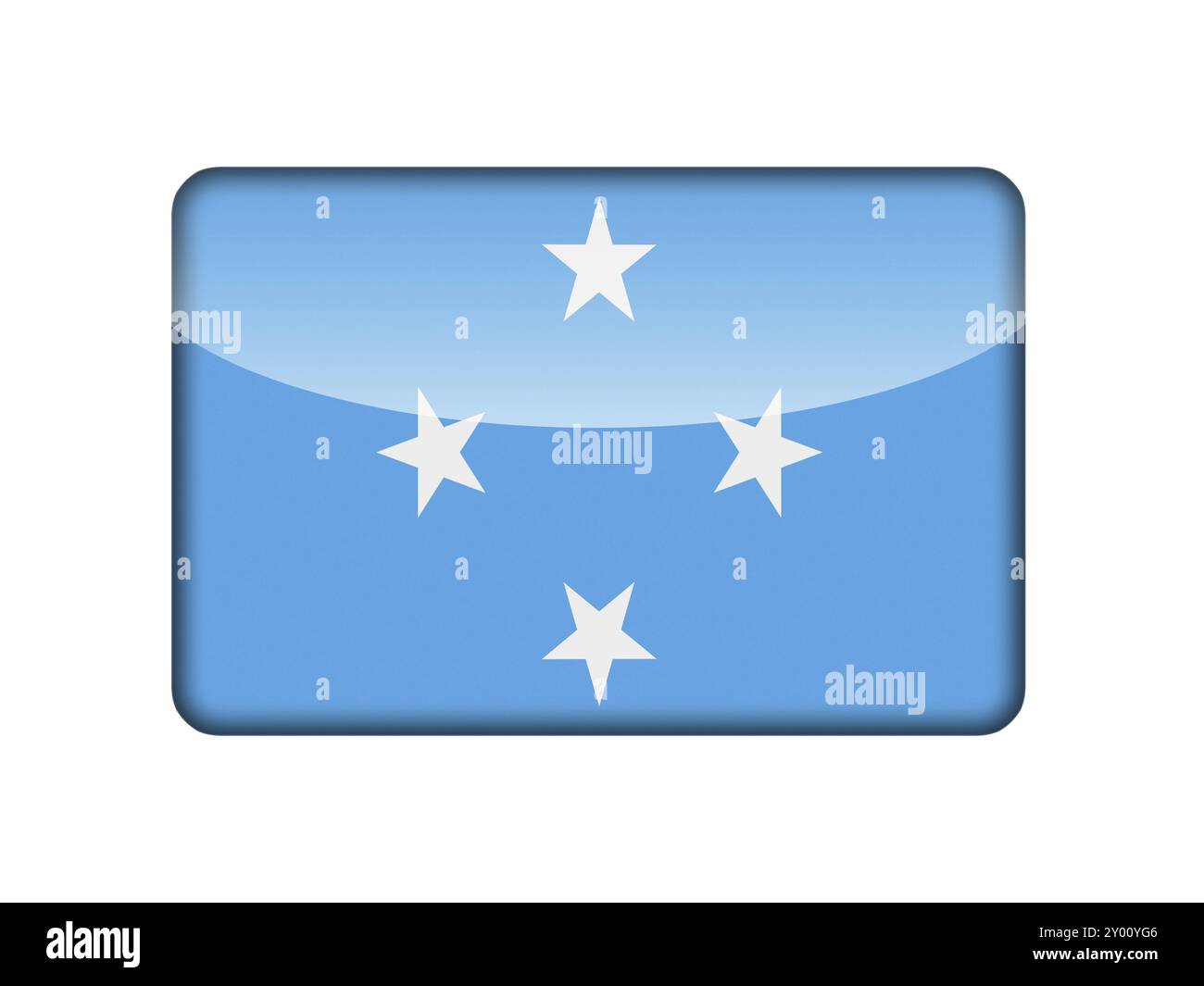 Federated states micronesia flag in hi-res stock photography and images ...