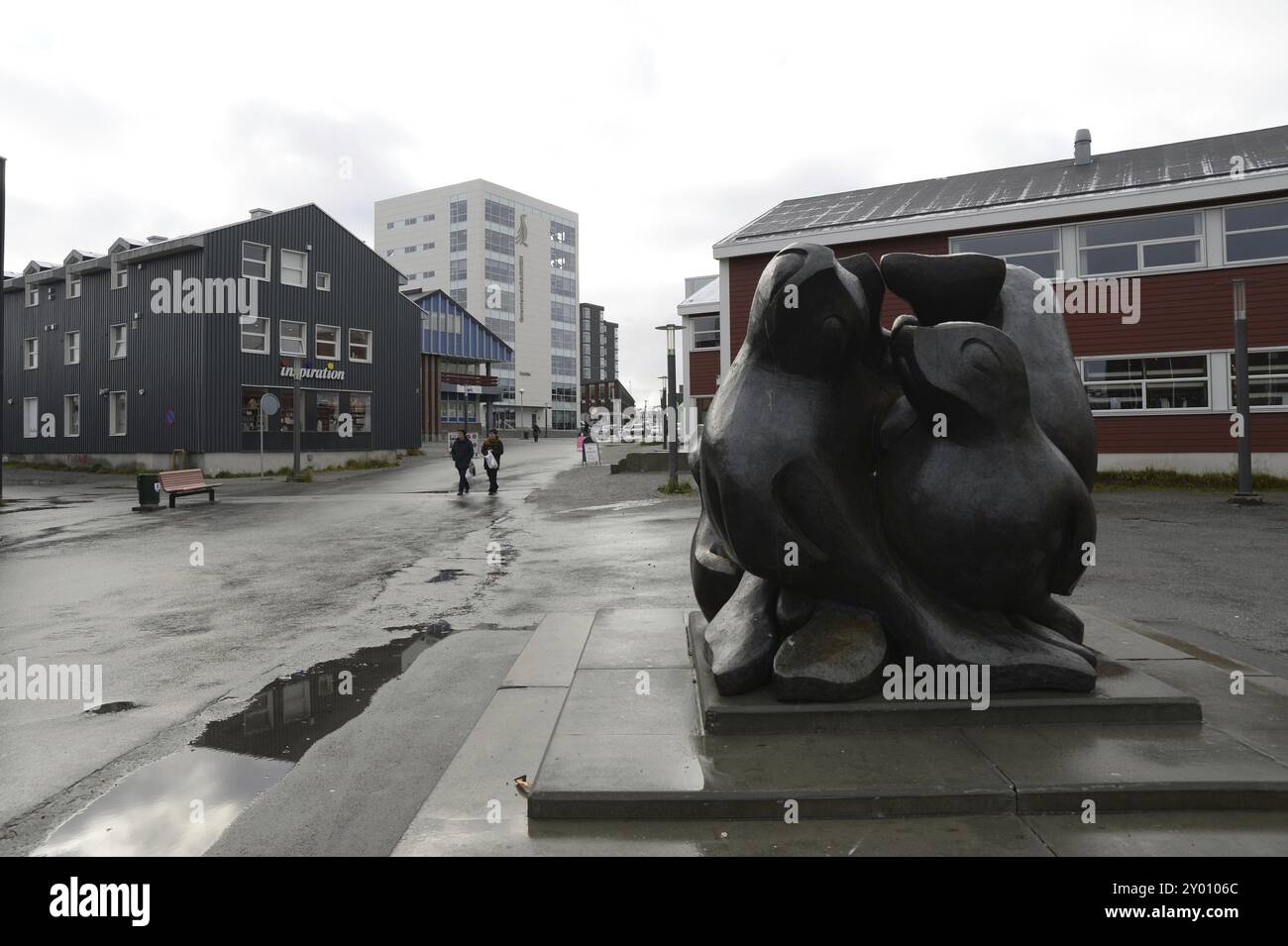 Downtown nuuk capital greenland hi-res stock photography and images - Alamy