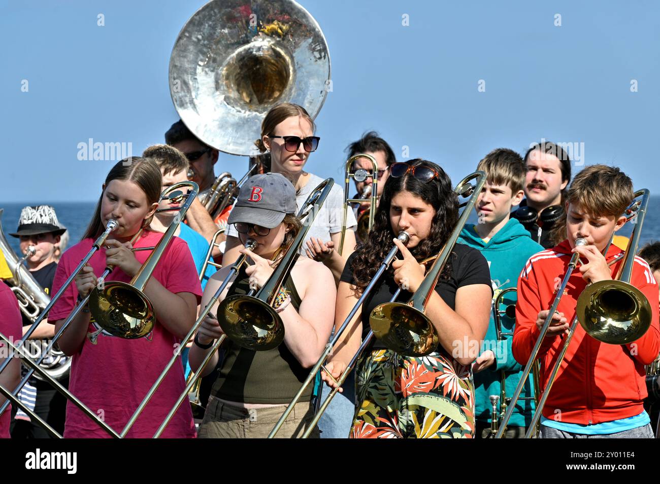 Edinburgh, Scotland, UK. 31st Aug 2024. Edinburgh Big Beach Busk. The ...