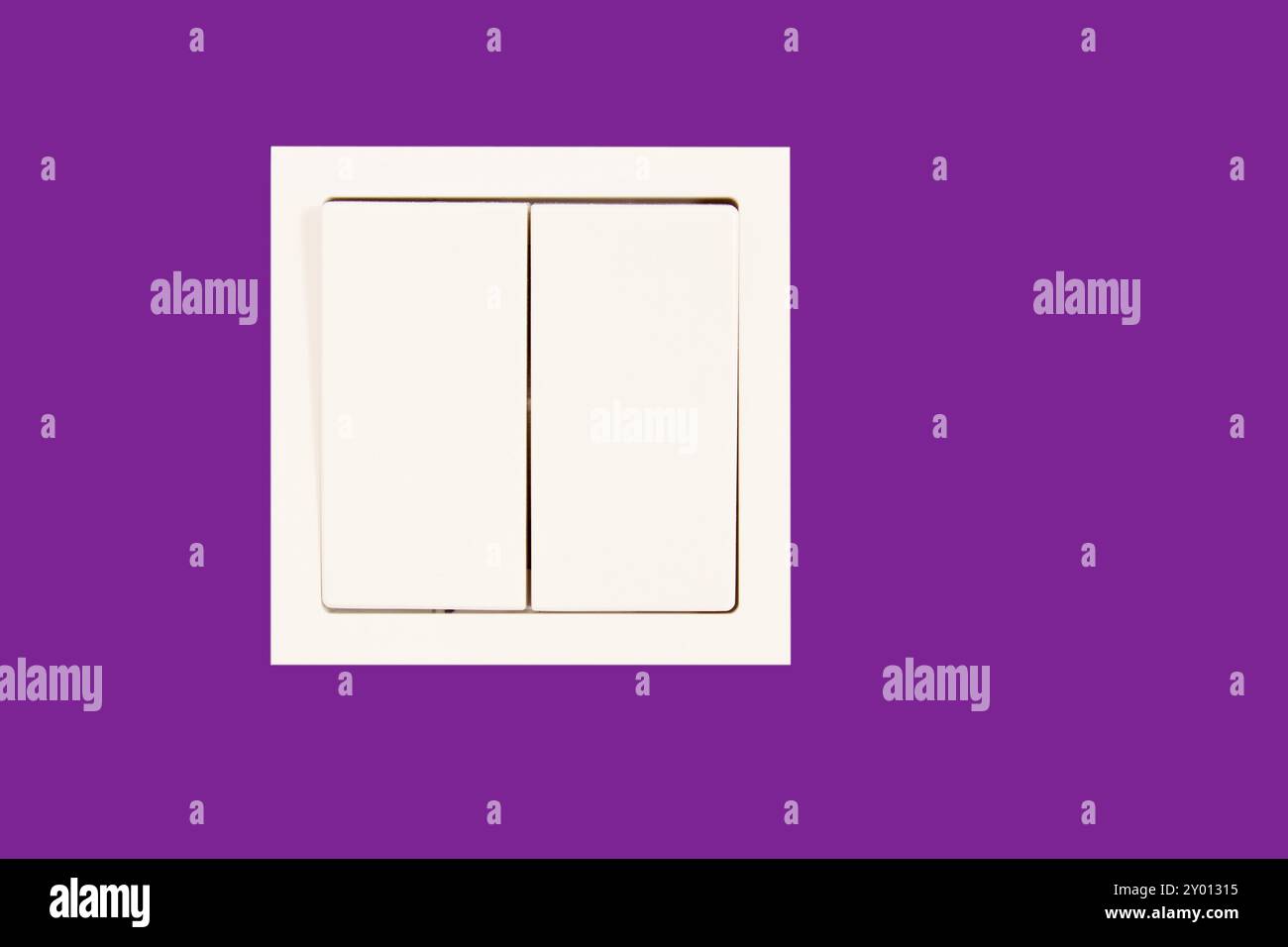 Light switch with purple background Stock Photo - Alamy