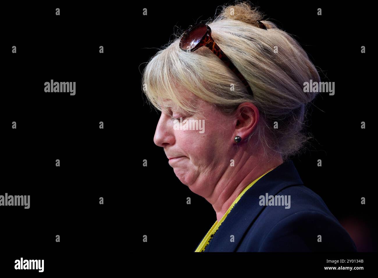 Edinburgh Scotland, UK 31 August 2024. Shona Robison MSP at the SNP ...