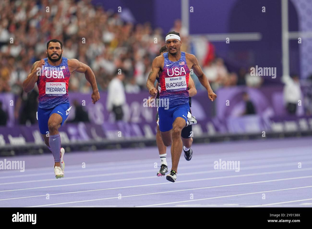 August 31 2024: Jaydin Blackwell of United States of America in action ...