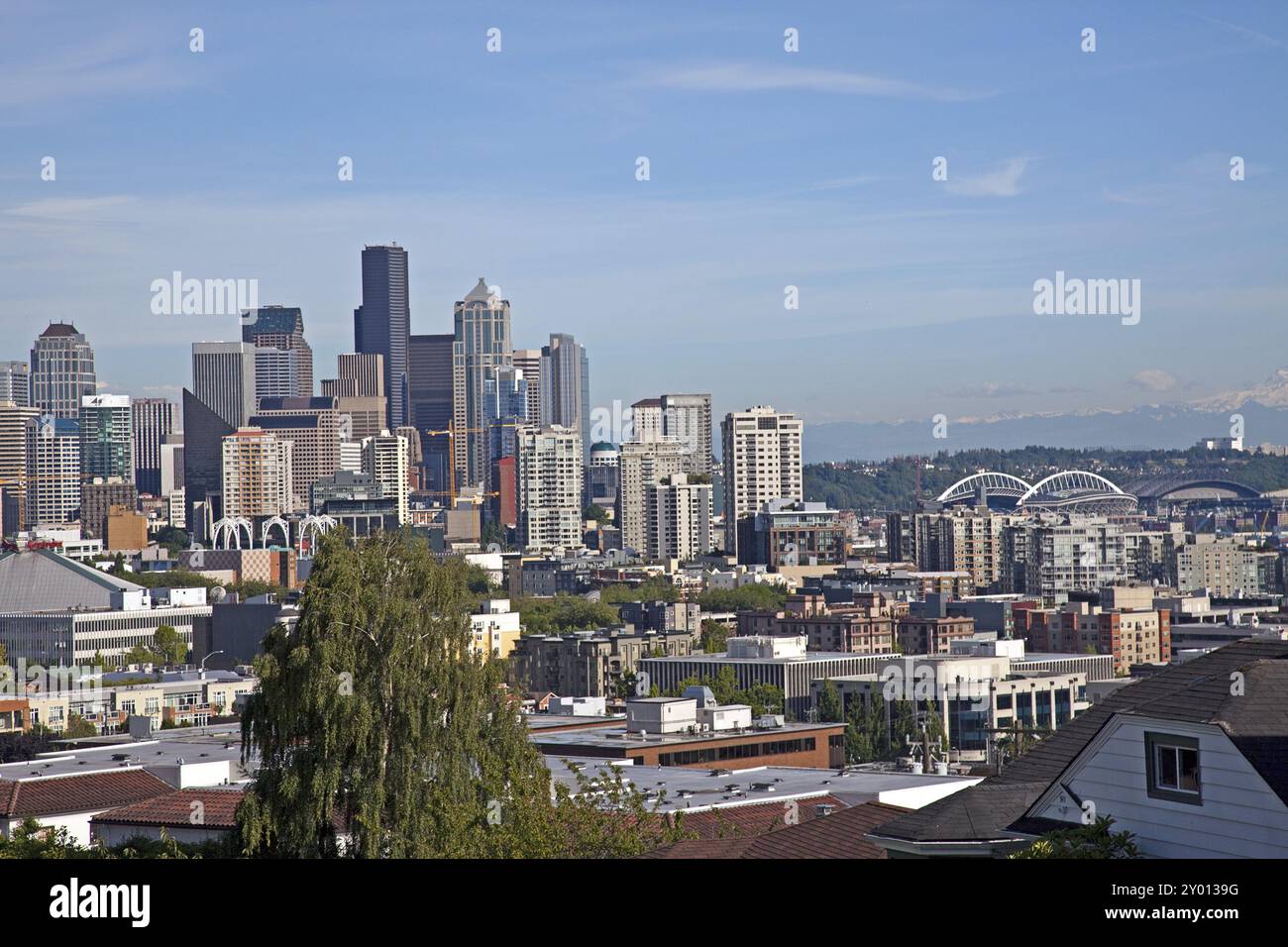 Downtown Seattle on a summer day Stock Photo - Alamy