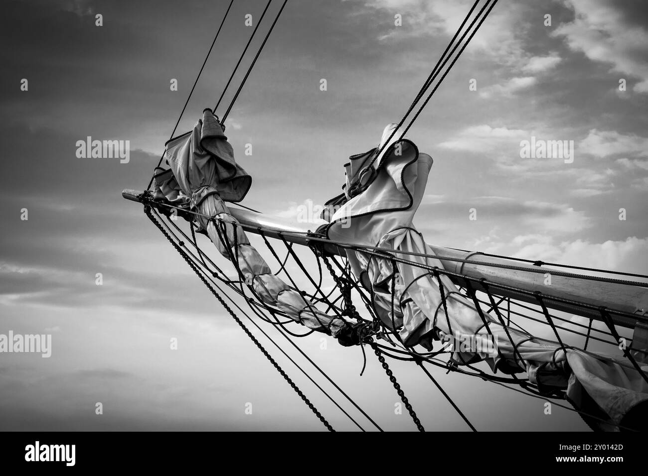 Sailing ship at the Hanse Sail in Rostock Stock Photo - Alamy