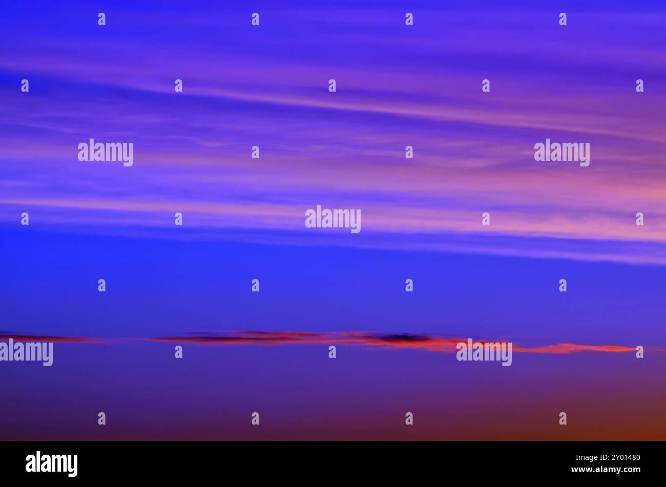 Gentle sunset sky landscape in pastel colours Stock Photo - Alamy