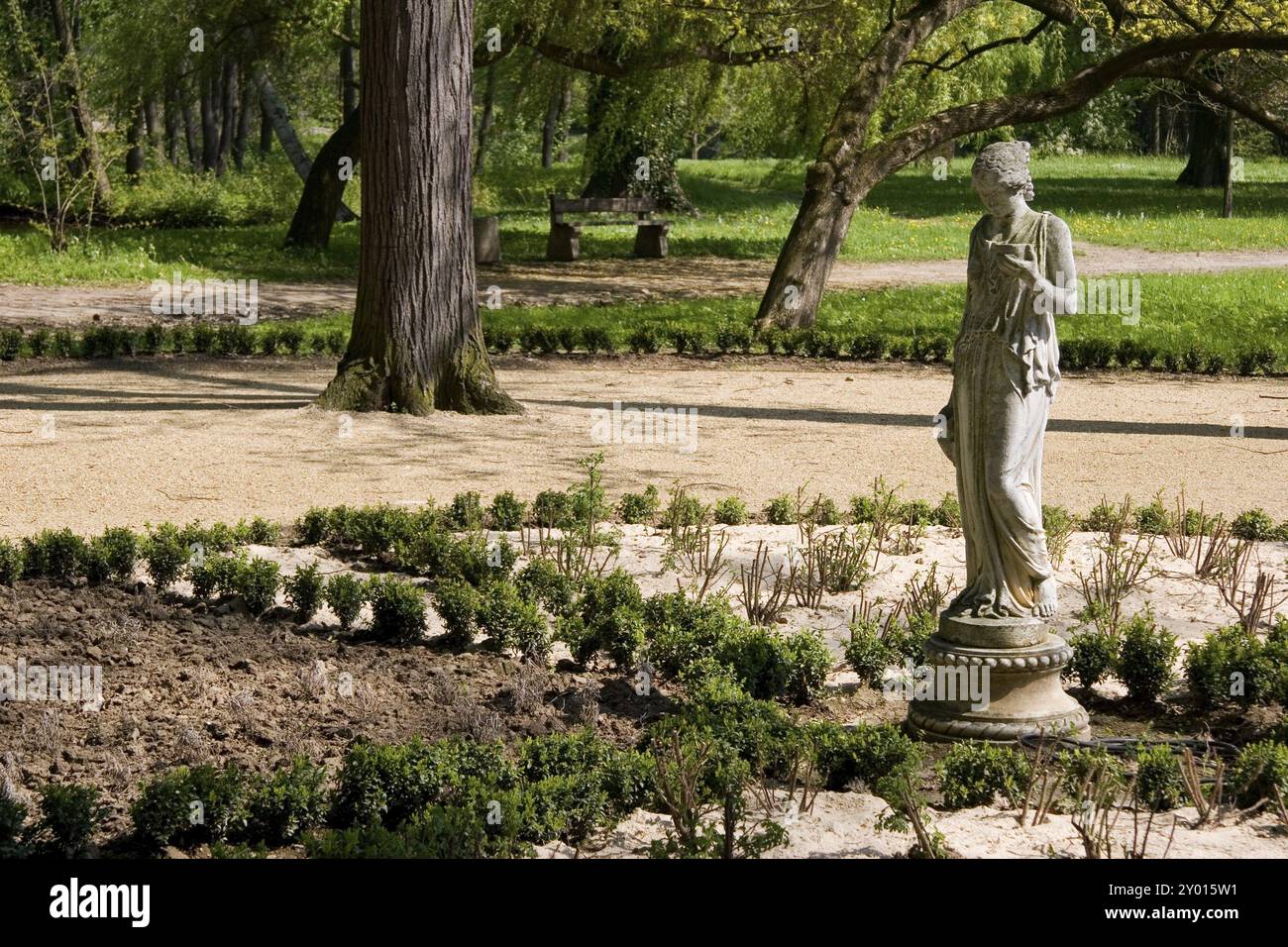 Statue in the park at Seerhausen Stock Photo - Alamy