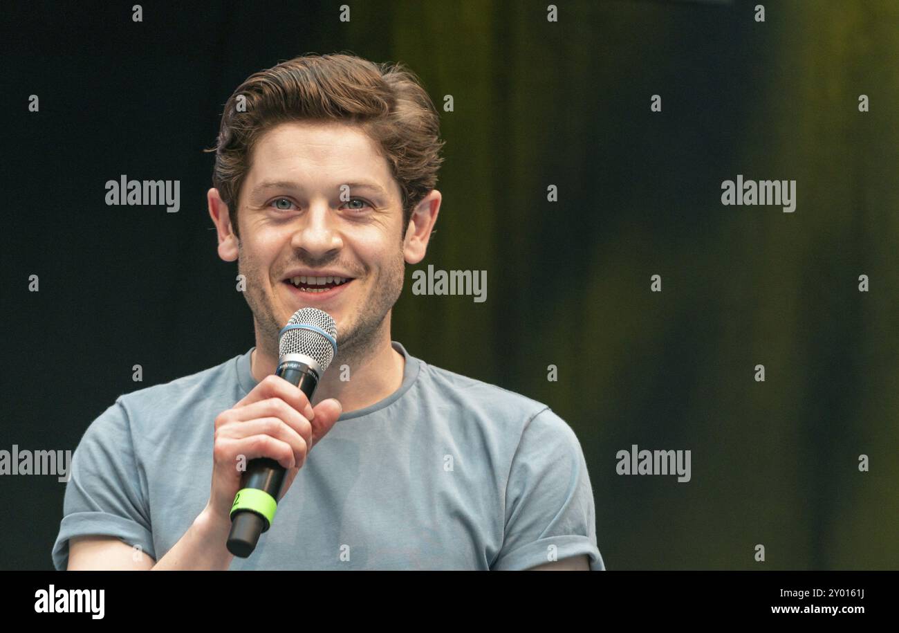 STUTTGART, GERMANY, JUN 29th 2019: Iwan Rheon (*1985, Welsh actor ...