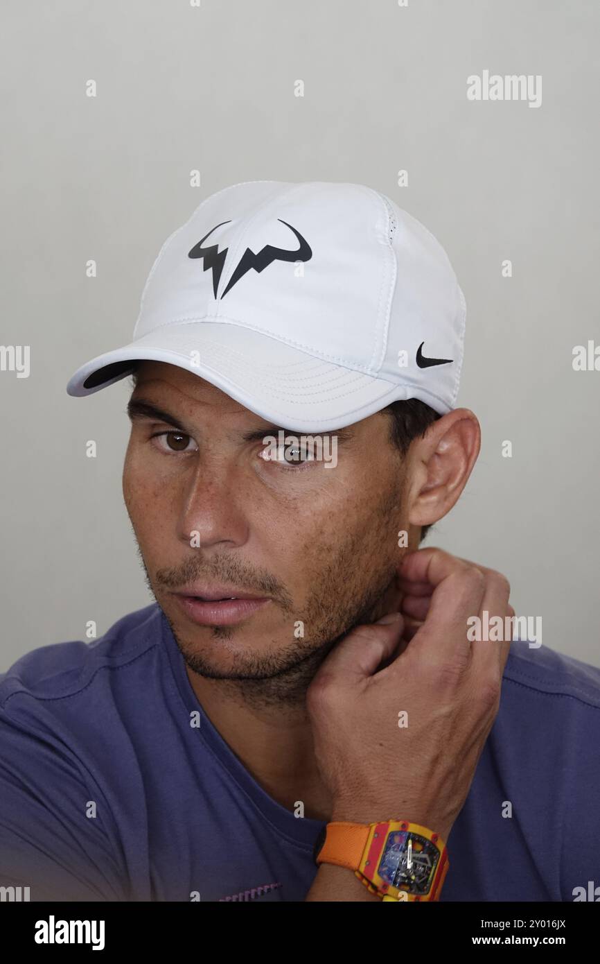Portrait of Spanish tennis player Rafael Nadal, current No. 1 in the ...