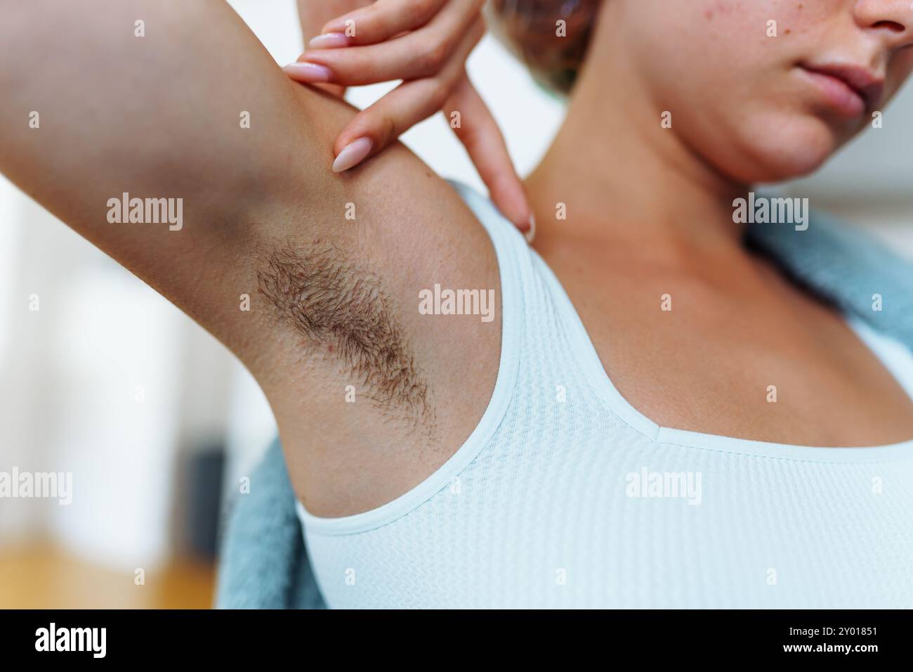 Unshaven armpits hi-res stock photography and images - Alamy