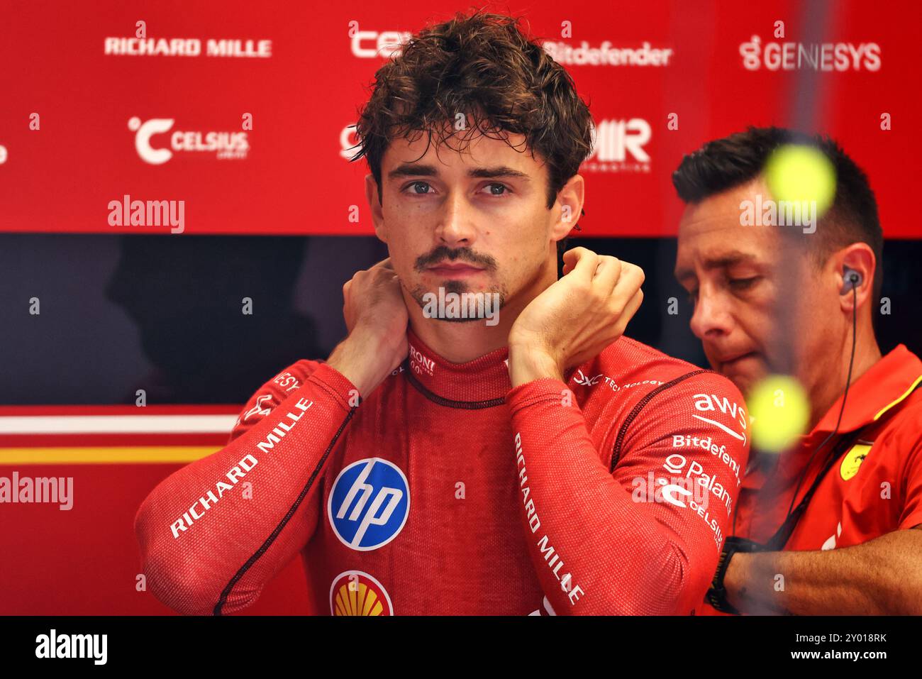 Monza, Italy. 31st Aug, 2024. Charles Leclerc (MON) Ferrari. Formula 1 ...