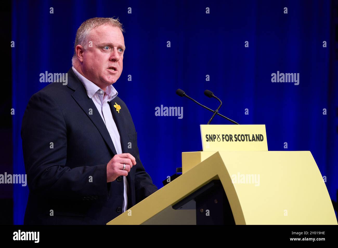 Edinburgh Scotland, UK 31 August 2024. Bob Doris MSP at the SNP 90th ...