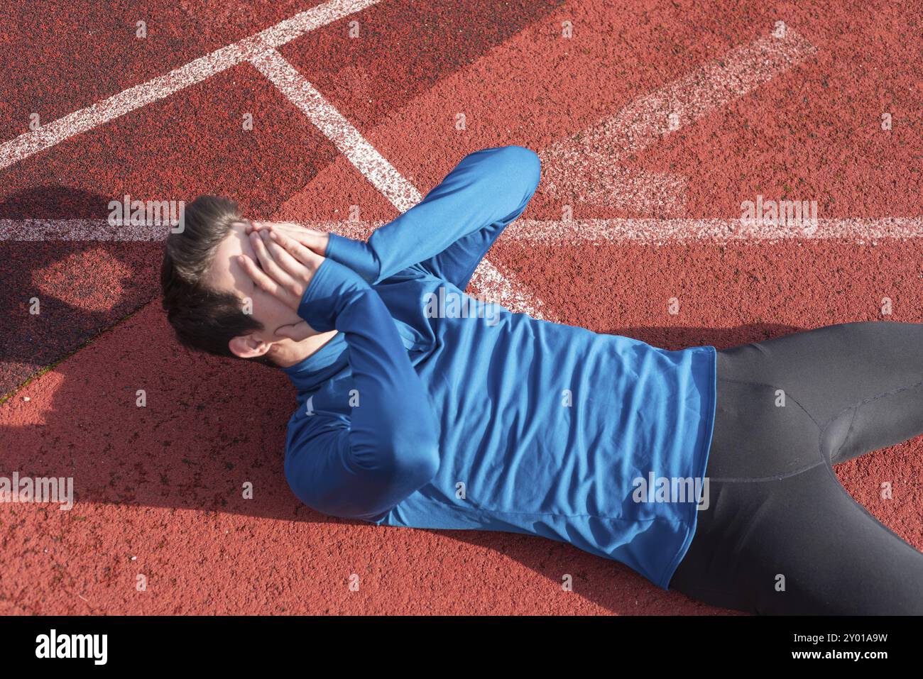 Tired men running hi-res stock photography and images - Alamy