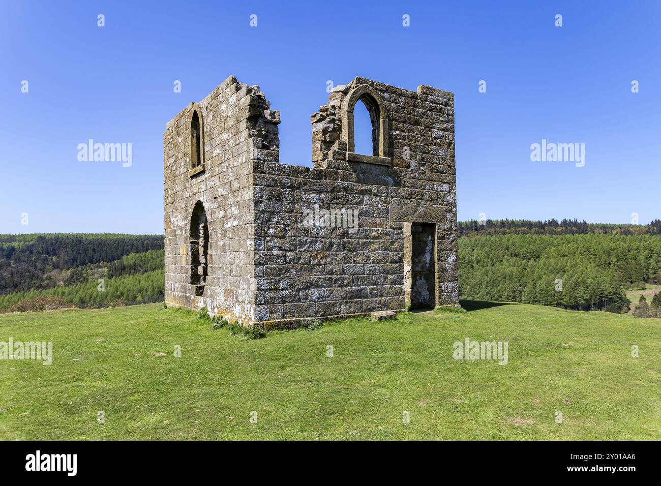 Skelton Tower, North York Moors National Park near Levisham, North ...