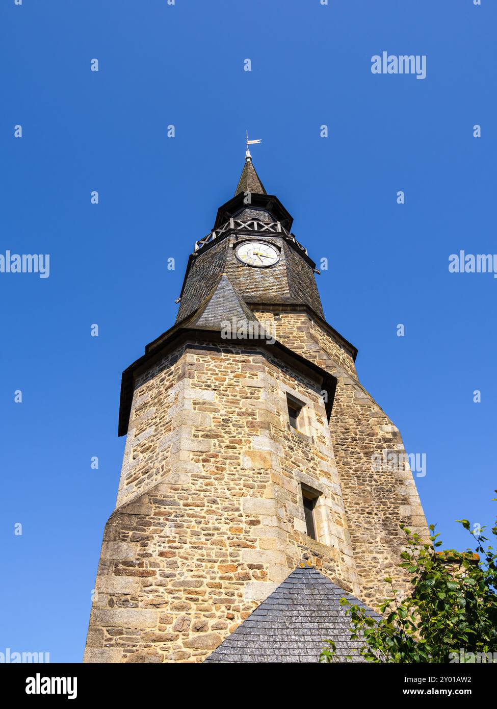 The medieval Clock Tower in Dinan, Brittany, was primarily used to ...