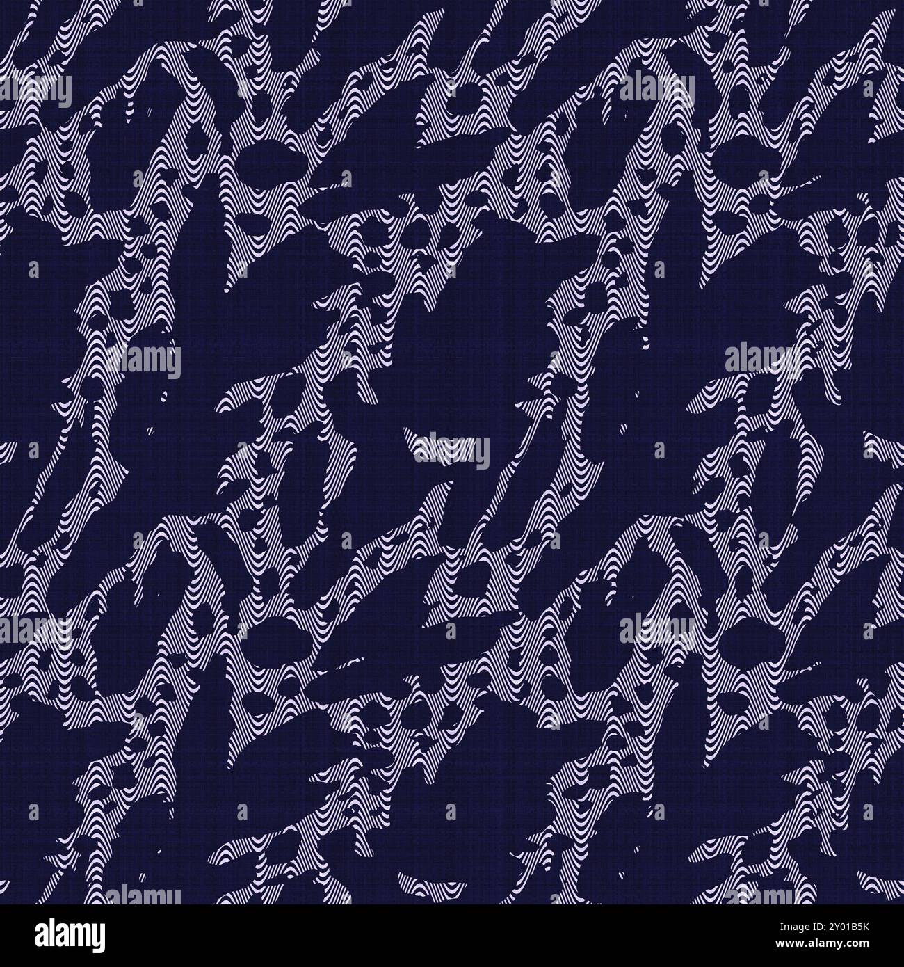 Dark purple camouflage flecked effect abstract seamless pattern ...