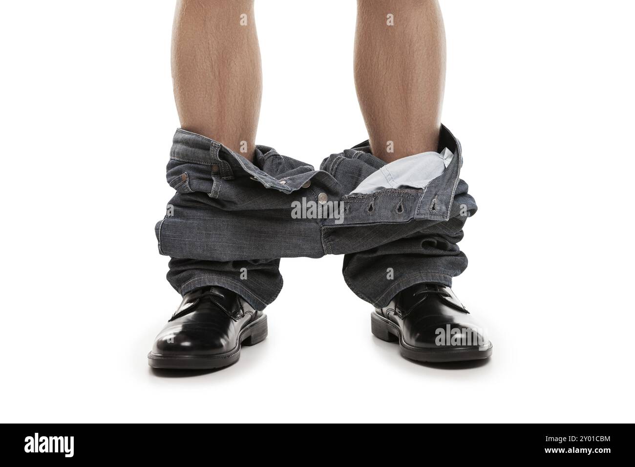 Mans pants down hi-res stock photography and images - Alamy