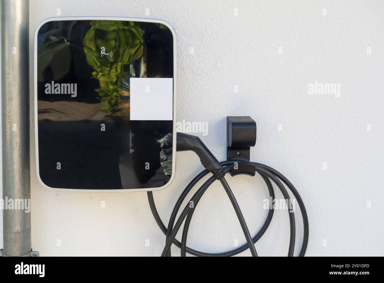 Electric car charging station. Electric car charger. Alternative energy ...