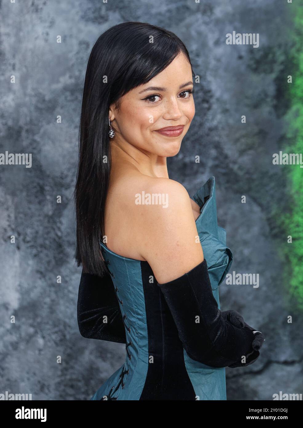 Jenna Ortega attends the UK premiere of "Beetlejuice Beetlejuice" at ...