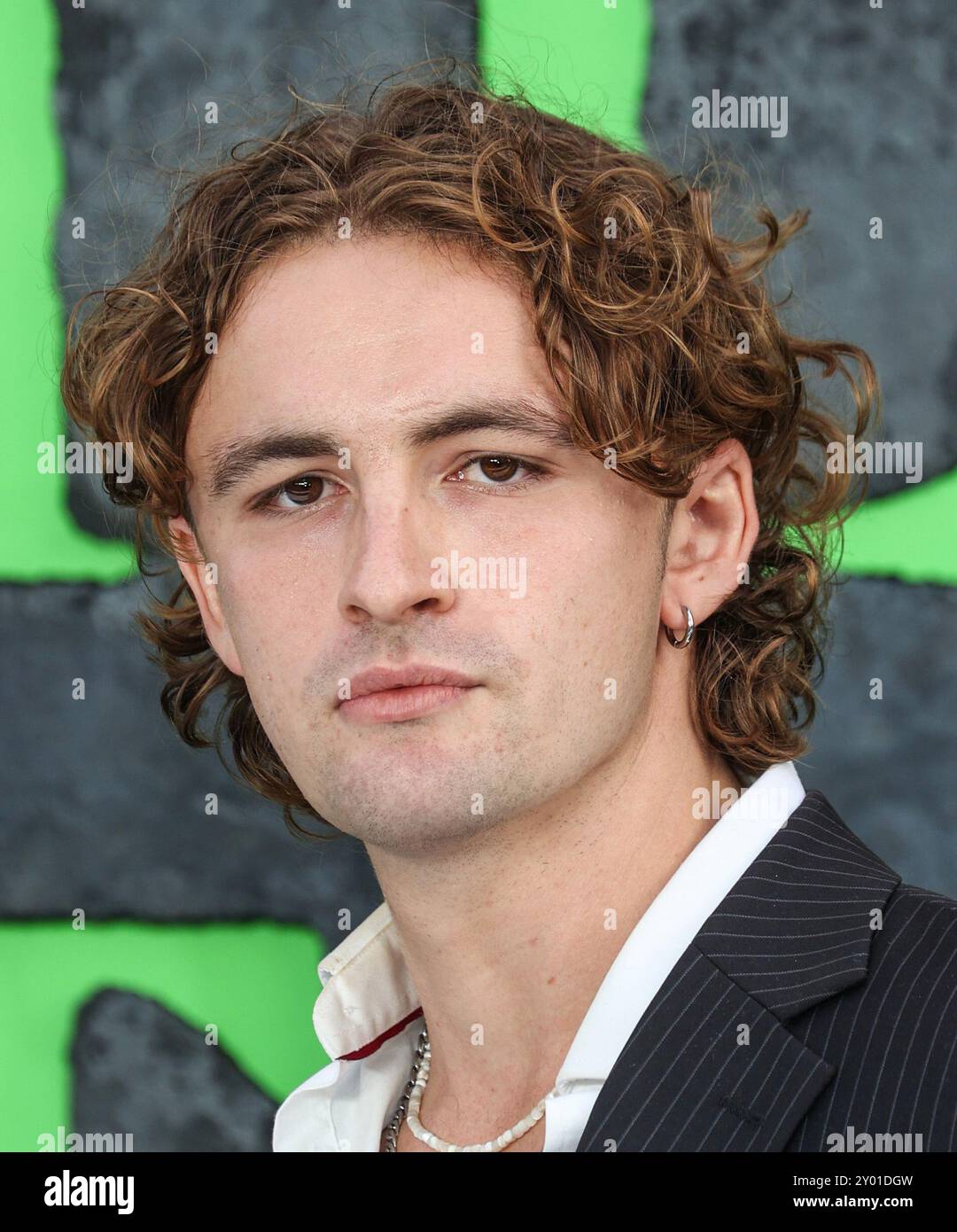 Charlie Norton attends the UK premiere of "Beetlejuice Beetlejuice" at ...