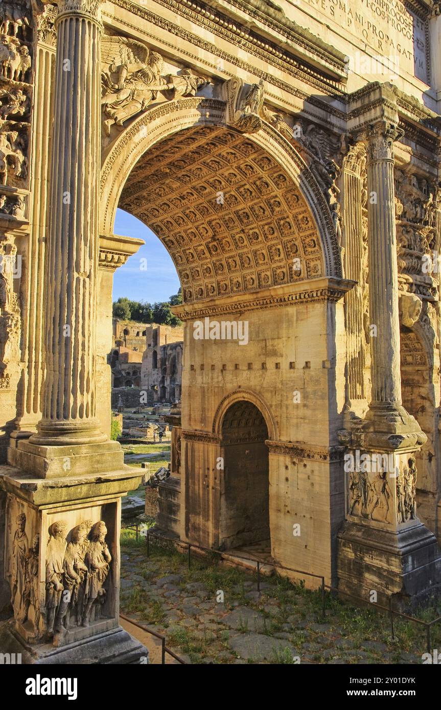 Rome Triumphal Arch Septimius Severus, Rome Arch of Septimius Severus ...