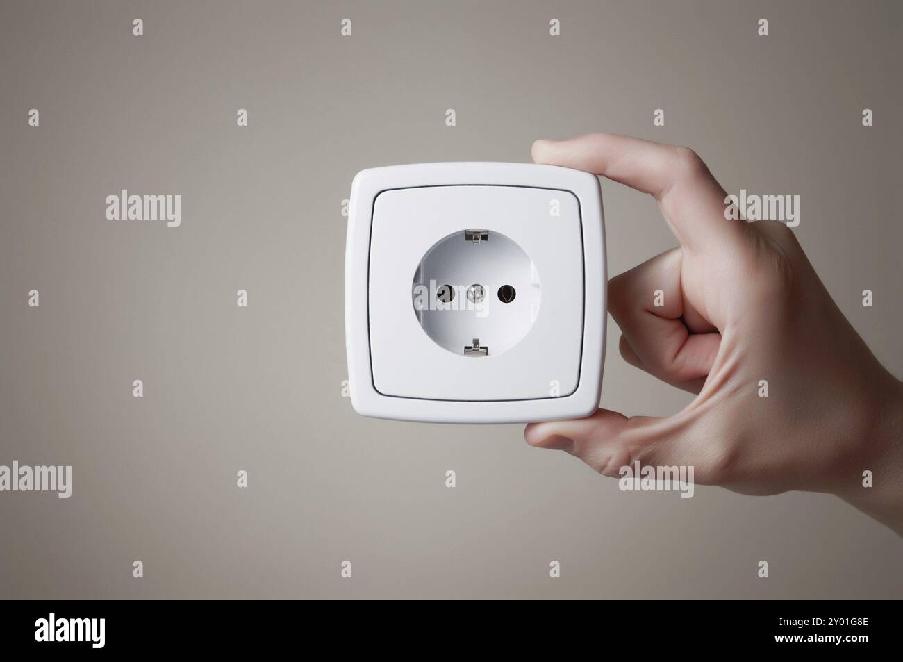 Hand plug electricity point hi-res stock photography and images - Alamy