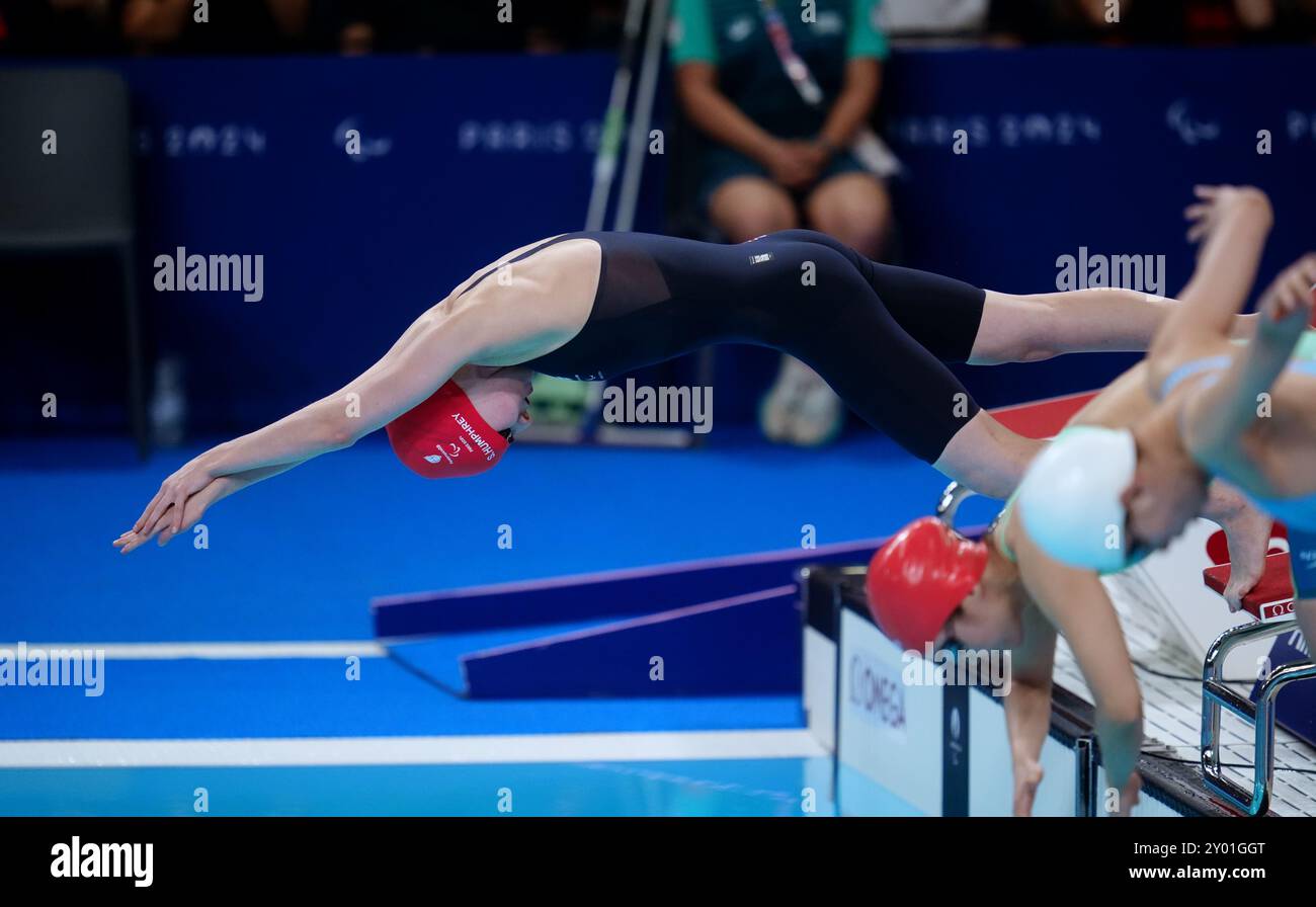 Great Britain's Scarlett Humphrey in action during the Women's 50m ...