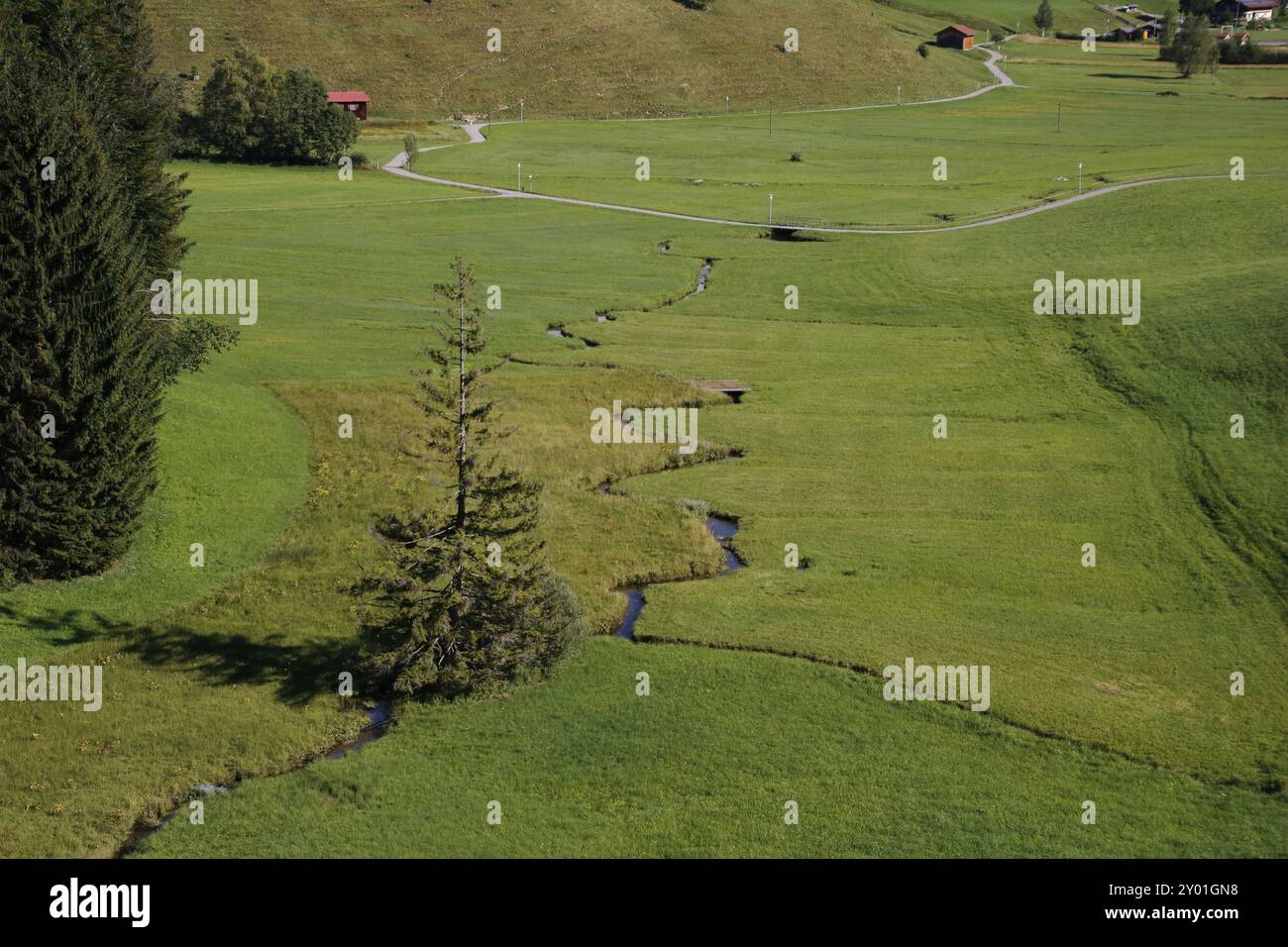 Meandering stream winds hi-res stock photography and images - Alamy