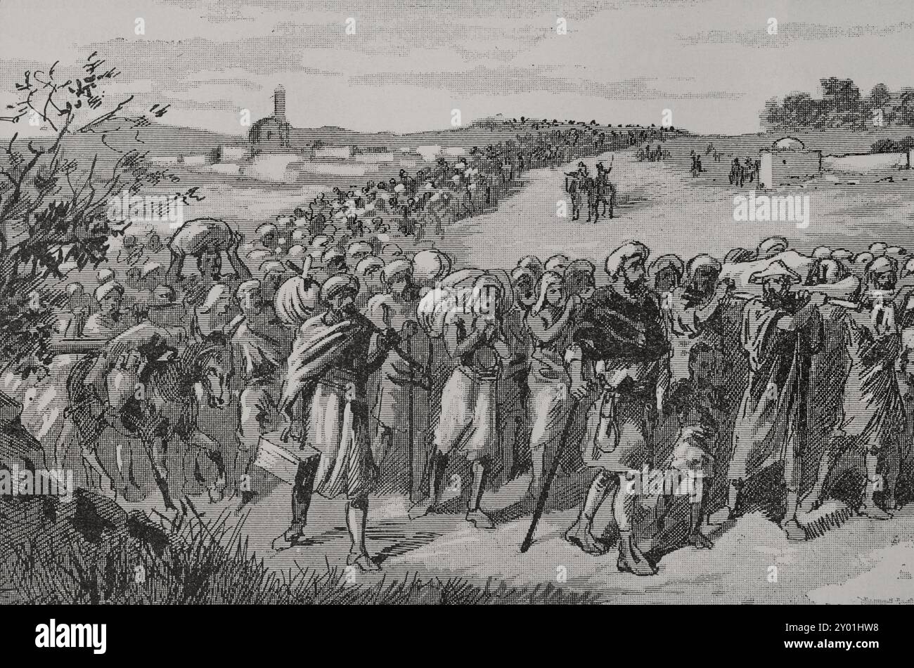 Expulsion of the Moriscos from Spain by order of King Philip III in ...