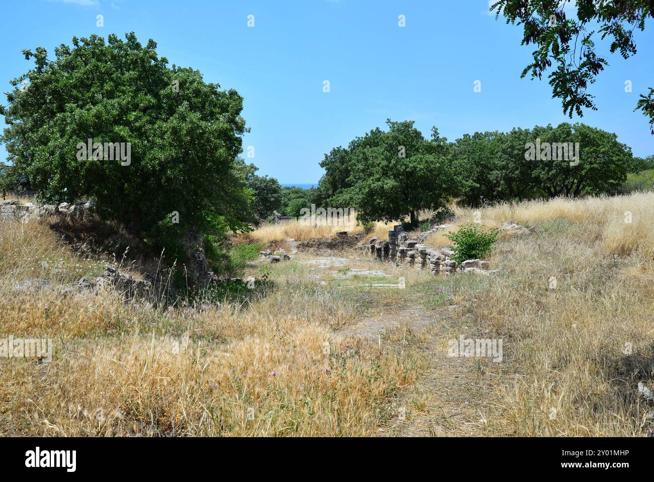 Aleksandreia Troas Ancient City is in Canakkale, Turkey Stock Photo - Alamy