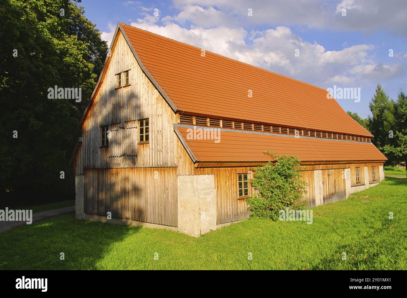 Altzella barn, Altzella barn 01 Stock Photo - Alamy