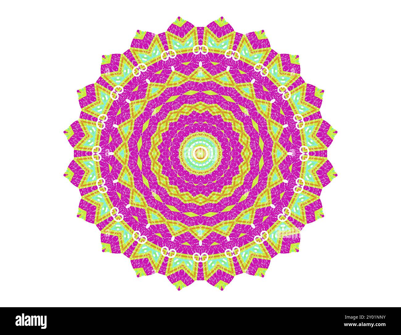 Bright abstract radial color pattern on white background Stock Photo ...