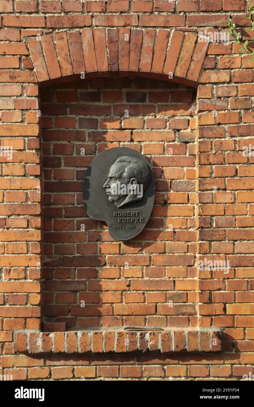 Plaque Robert Koepke In Schwalenberg Stock Photo - Alamy