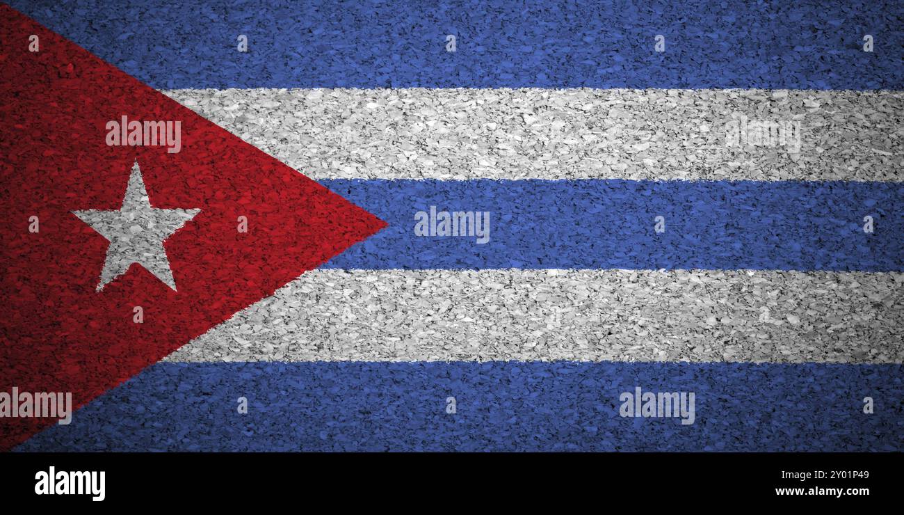 Painted cuban flag hi-res stock photography and images - Alamy