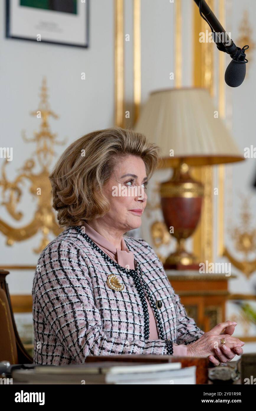 CATHERINE DENEUVE in BERNADETTE (2023), directed by LÉA DOMENACH. Credit: Christel Dewynter ...