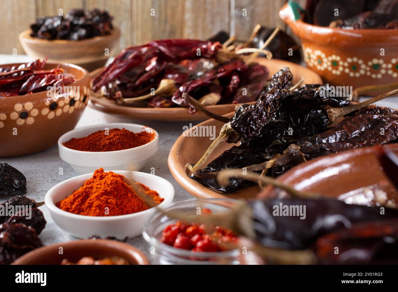 Mexican chile peppers arbol hi-res stock photography and images - Alamy