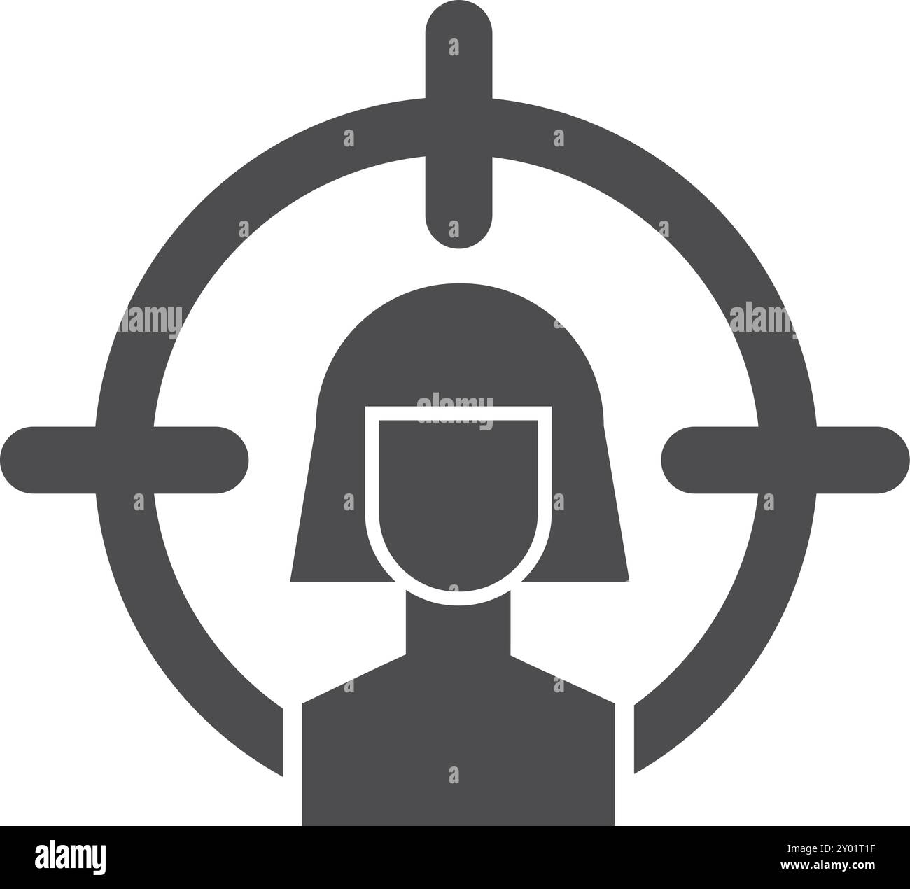 Female shooter in shooting Stock Vector Images - Alamy