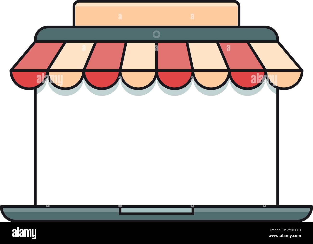 Computer shop store Stock Vector Images - Alamy