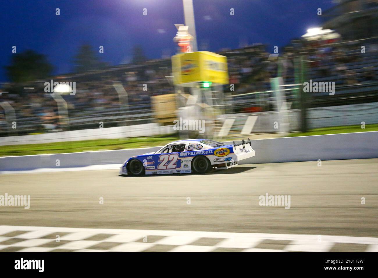Delaware, Canada. 30th August, 2024. Delaware Speedway racing was cut ...