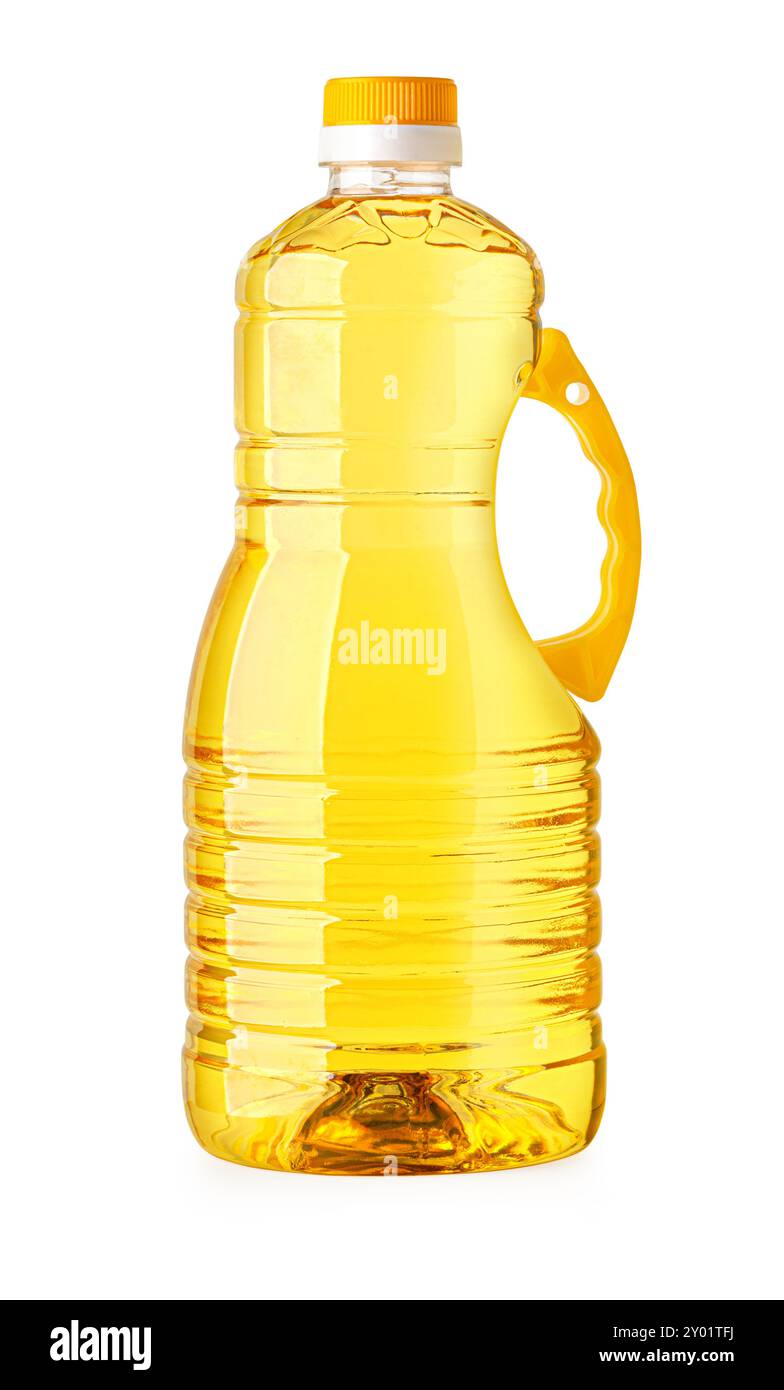 oil plastic bottle isolated on white background Stock Photo - Alamy