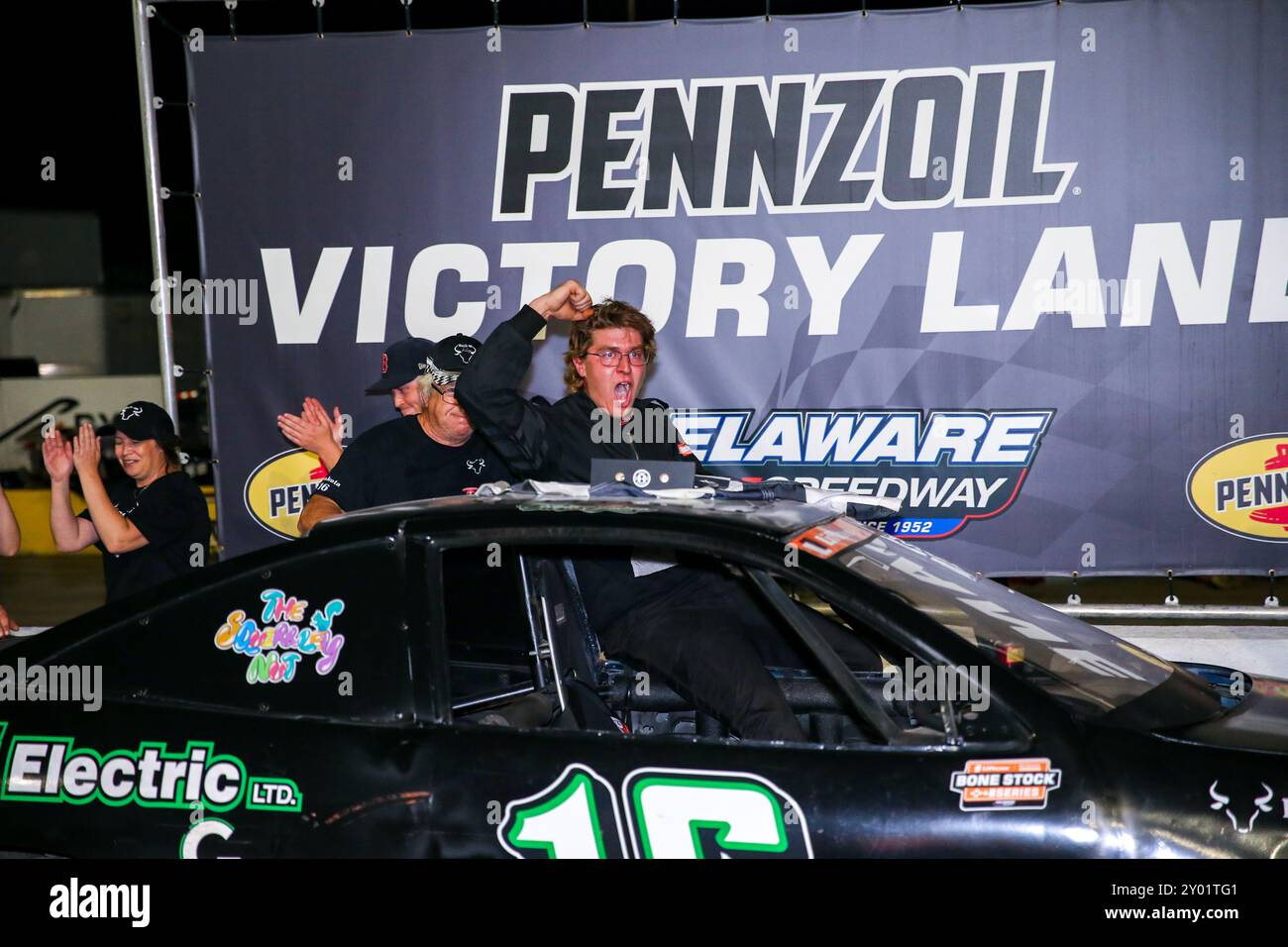 Delaware, Canada. 30th August, 2024. Delaware Speedway racing was cut ...