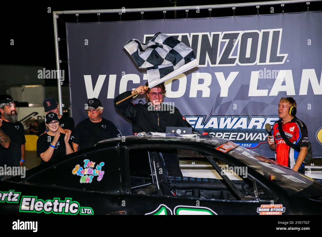 Delaware, Canada. 30th August, 2024. Delaware Speedway racing was cut ...