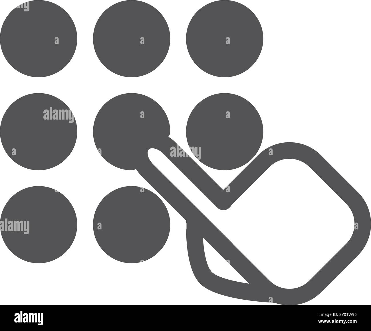 Finger touch keyboard Stock Vector Images - Alamy