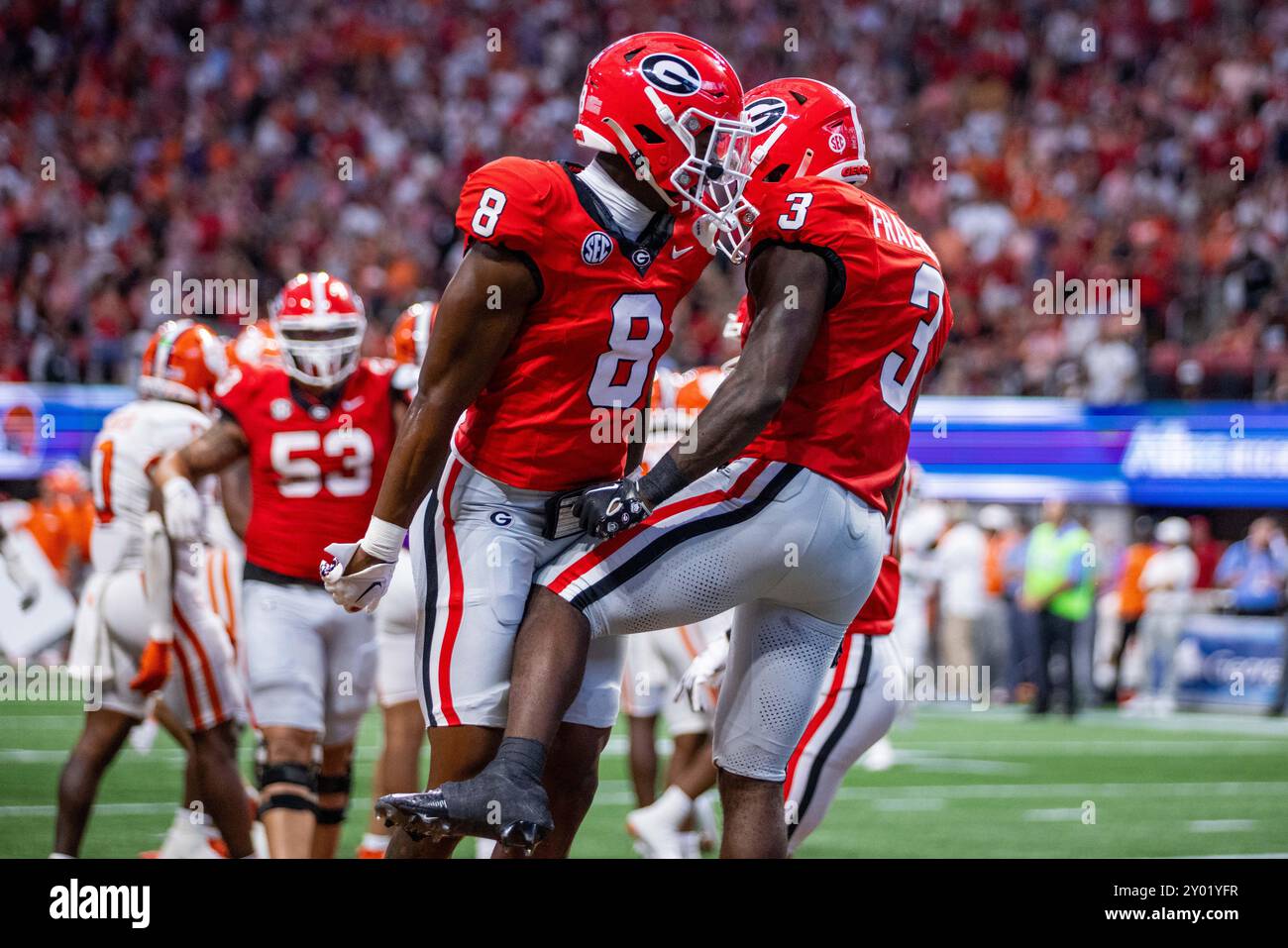 August 31, 2024: Georgia Bulldogs wide receiver Colbie Young (8 ...