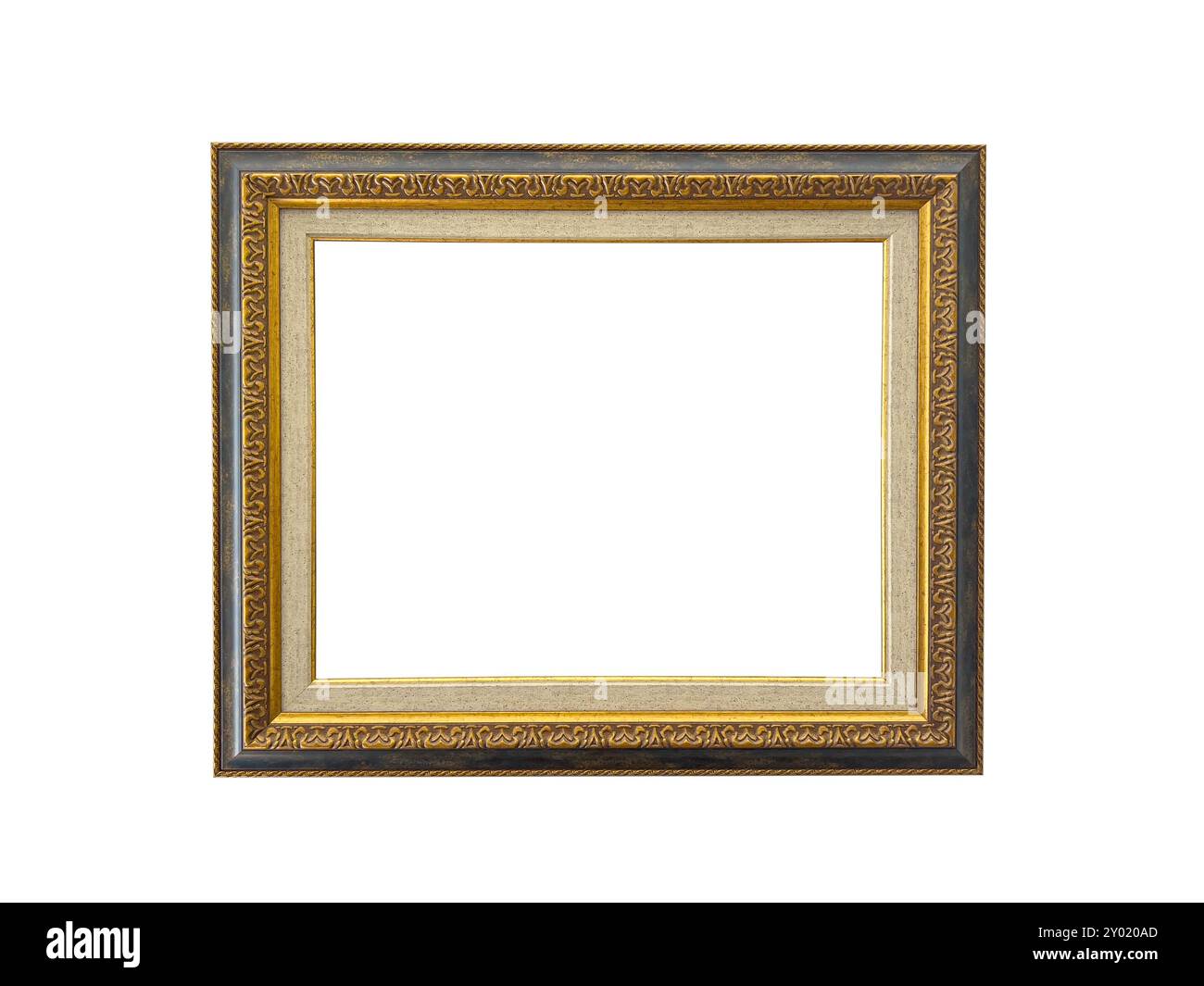Modern gold picture frame cut out hi-res stock photography and images ...