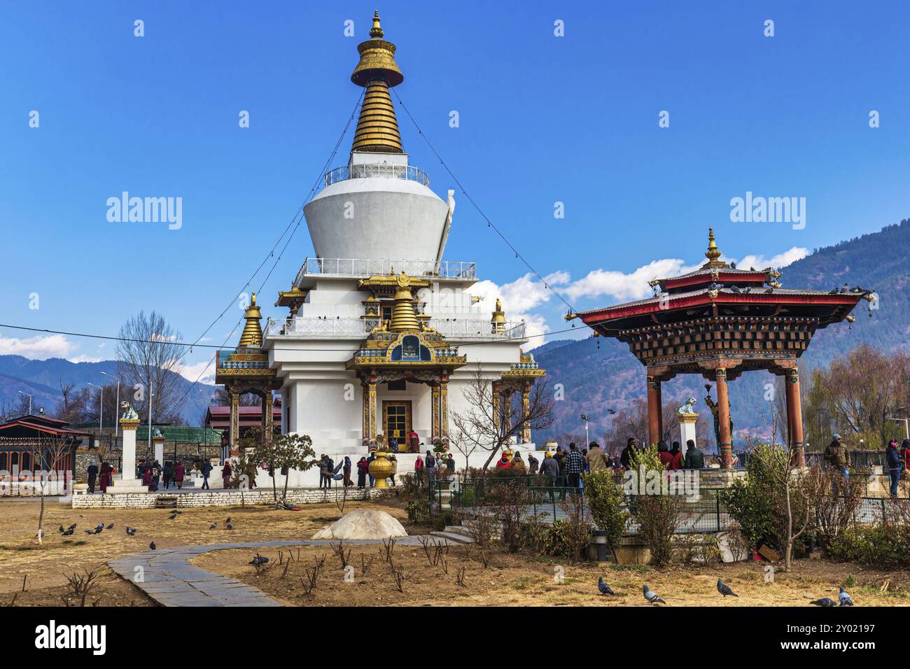 National Memorial Chorten also known as the Thimphu Chorten or the ...