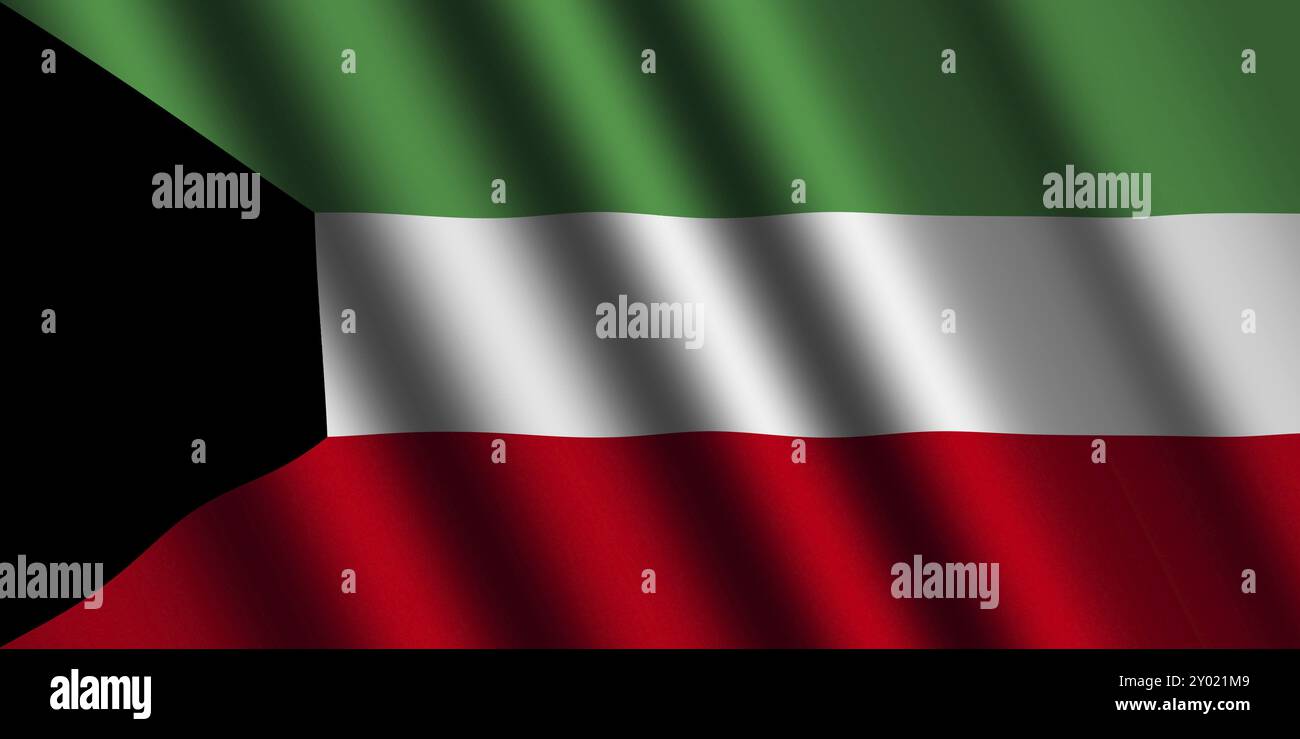 Kuwaiti flags hi-res stock photography and images - Alamy